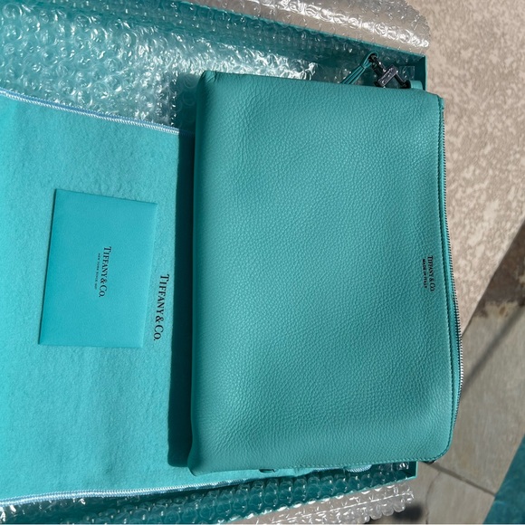 Tiffany & Co. | Bags | Tiffany Co Blue Leather Womens Bag | Poshmark